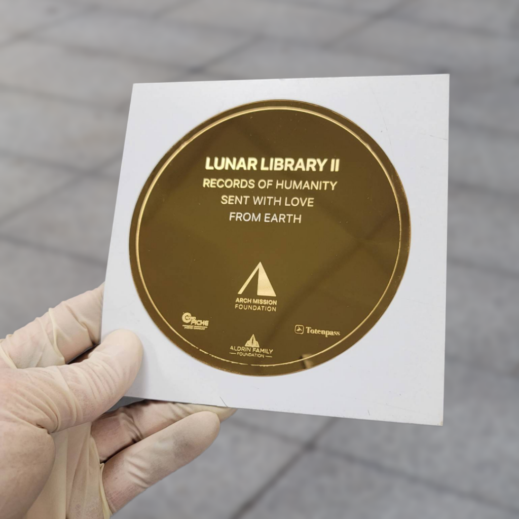 Guest Post: Arch Mission Foundation More Lunar, More Library. | Astrobotic